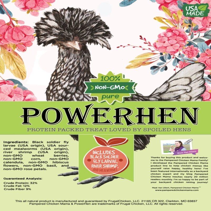 Powerhen High Protein Treat with Mealworms - Black Soldier Fly Larvae