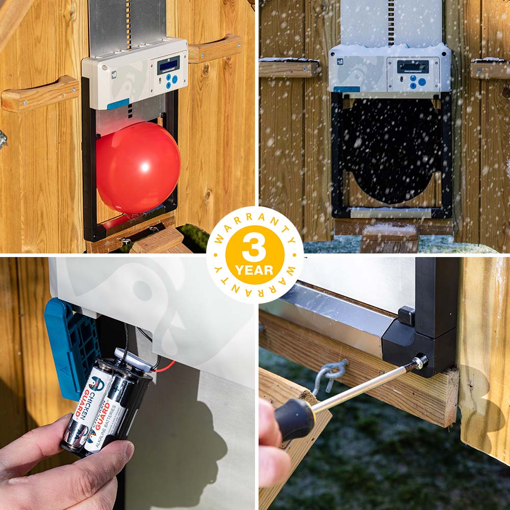 Automatic Chicken Coop Door Opener with Timer - Chicken Guard